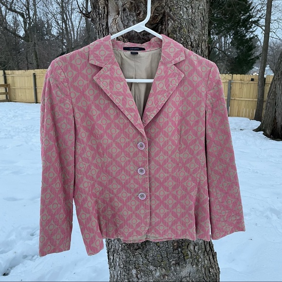 Express | Jackets & Coats | Vintage Express Pink Pattern Blazer | Poshmark